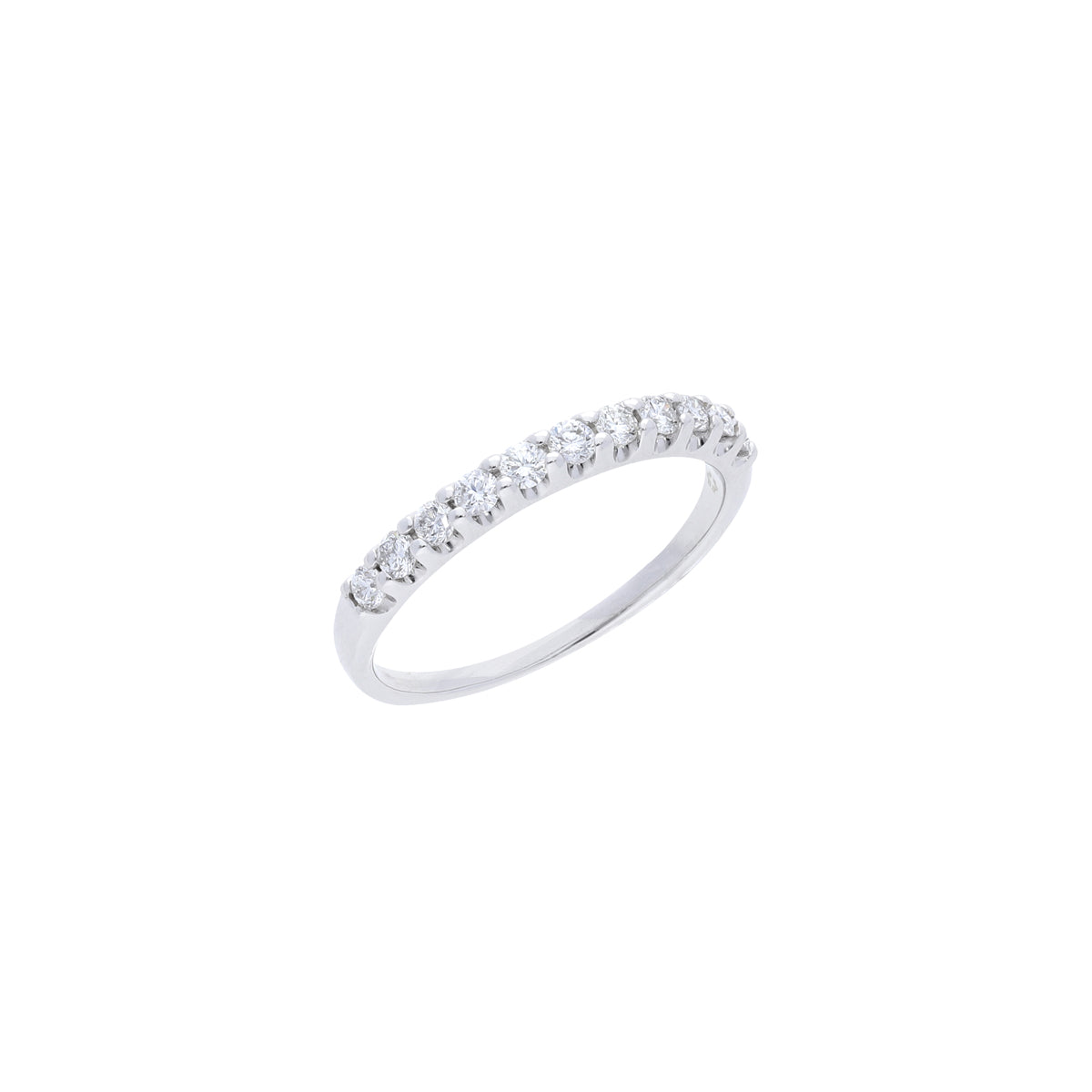 Johara Classics 18K Half Eternity Diamond Ring – Johara Jewellery